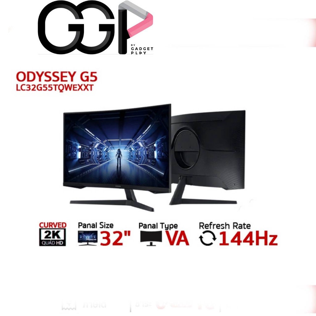 Samsung Monitor Gaming Curved 27/32'' รุ่น Odyssey G5 LC27G55TQWEXXT ...