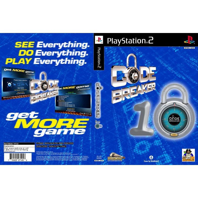 แผ่นเกมส์[Playstation2] Code Breaker Version | Shopee Thailand