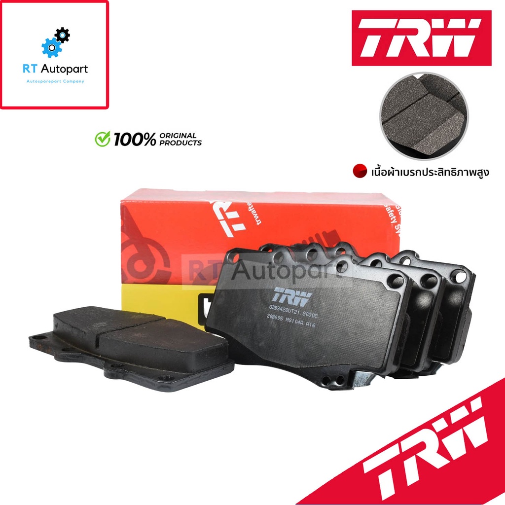 TRW ผ้าดิสเบรคหน้า Toyota Vigo Fortuner Prerunner ปี03-12 / Vigo Champ ...