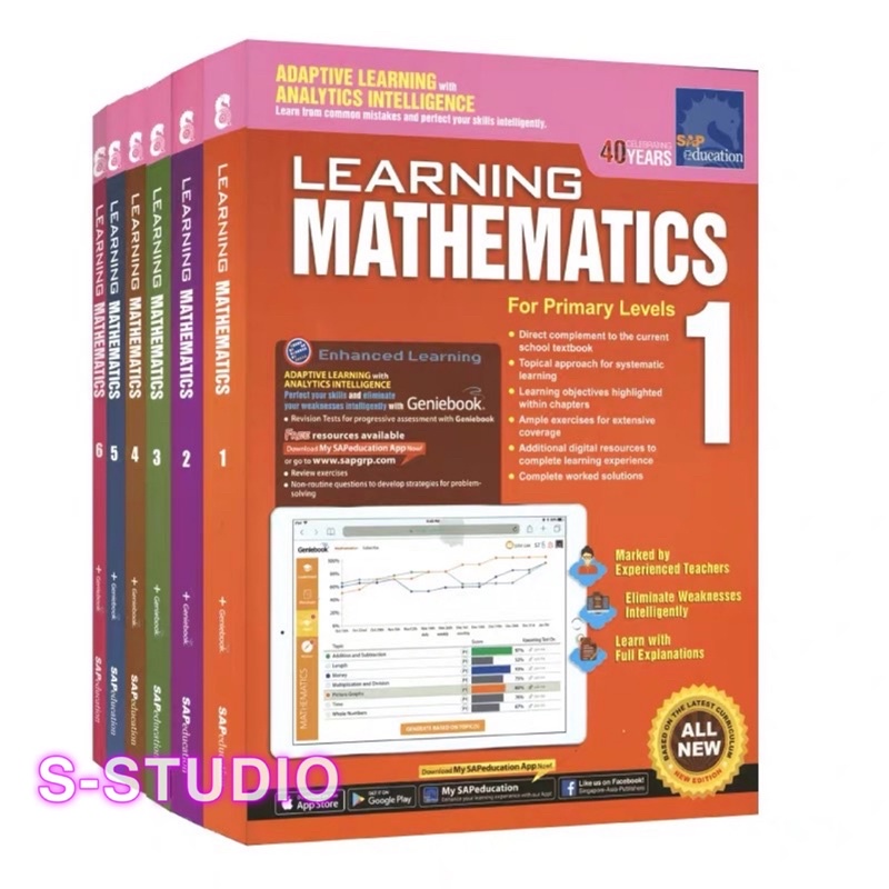 เวอร์ชั่นใหม่ Learning Mathematics 1-6 SAP Math Thinking Training ...