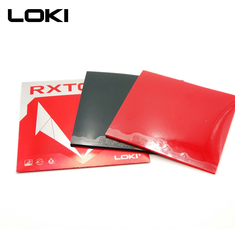 Loki RXTON1 ITTF ยางปิงปอง กึ่งเหนียว ฟองน้ําแข็ง สีแดง สําหรับปิงปอง ...