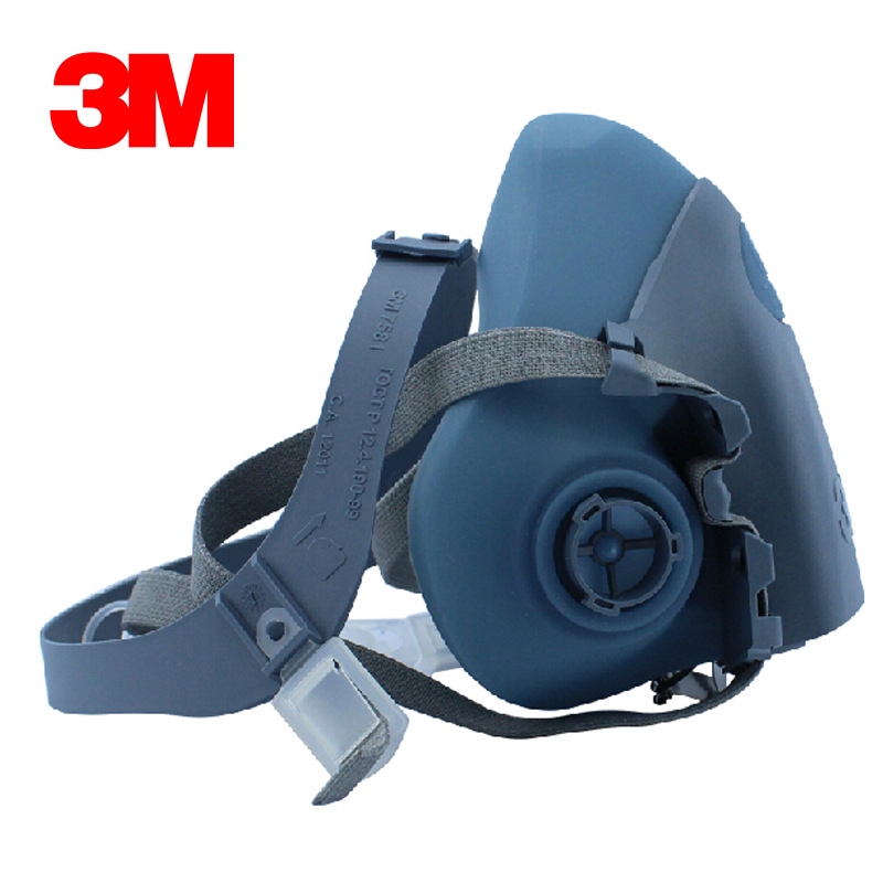 หน้ากากซิลิโคน ป้องกันฝุ่น แบบครึ่งหน้า 3M 7501 7502 7503 สําหรับงานจิตรกรรม | Shopee Thailand