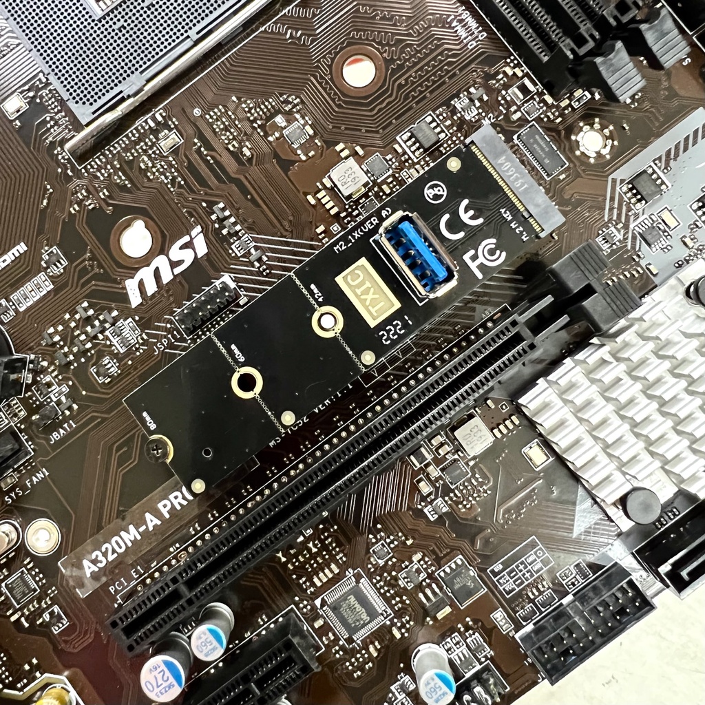 M.2 Riser Adapter M.2 To Riser สำหรับการ์ดจอ แค่ตัว Adapter ไม่รวม ...