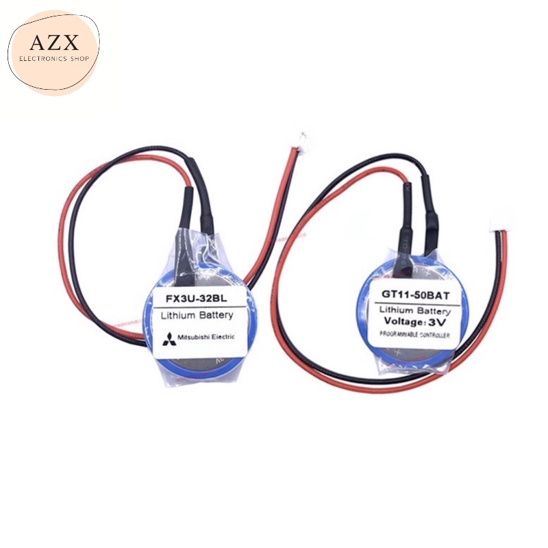 FX3U-32BL Lithium Battery Misubishi Eiectric แบตกระดุมมีสาย Maxell ...