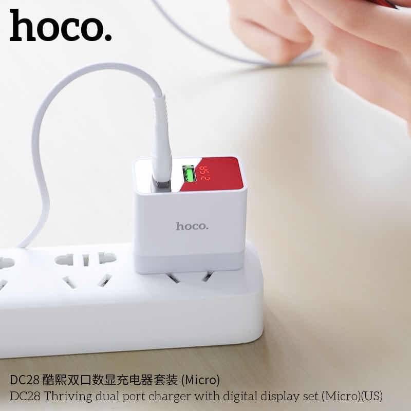 Hoco DC28 5A SET ชุดชาร์จสายชาร์จ+หัวชาร์จ รุ่น Micro/iPhone/Type C ของ ...