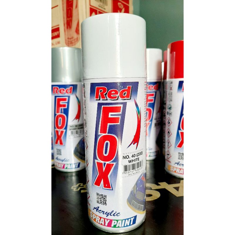 สีสเปรย์ เรด ฟอกซ์ (สีขาว) Red FOX NO.40(200)WHITE | Shopee Thailand