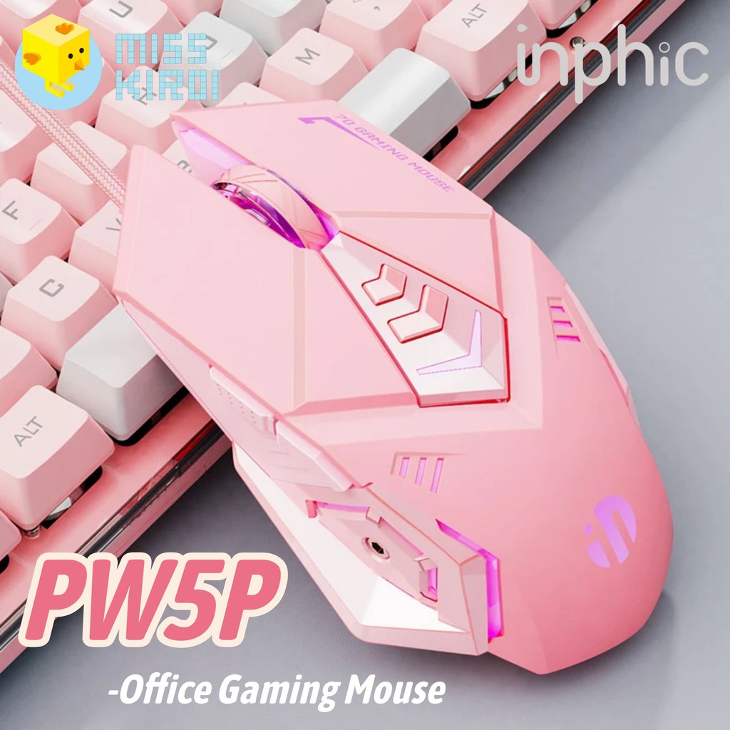 Inphic PW5P Optical Macro Key Office Gaming Mouse เมาส์เกมมิ่ง ออฟติคอล ...
