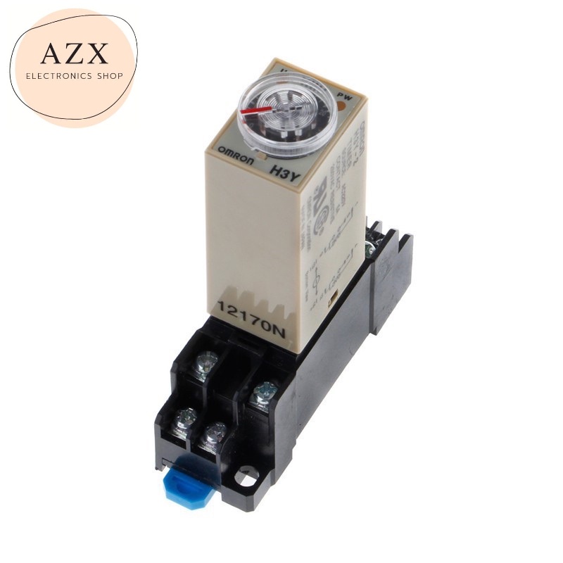 ถูกสุด! AC 220V H3Y-2 Power On Time Delay Relay Solid State Timer 60 ...