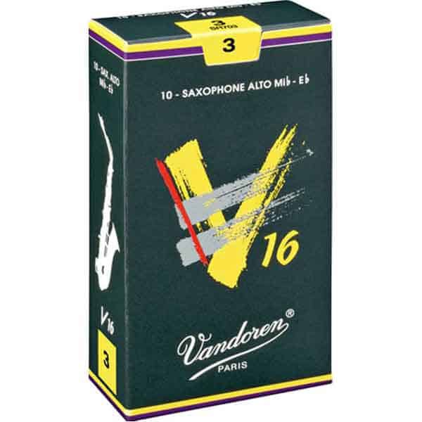 Vandoren V16 Alto Saxophone Reeds 10 Pieces/ Box ลิ้นอัลโตแซกโซโฟน รุ่น ...