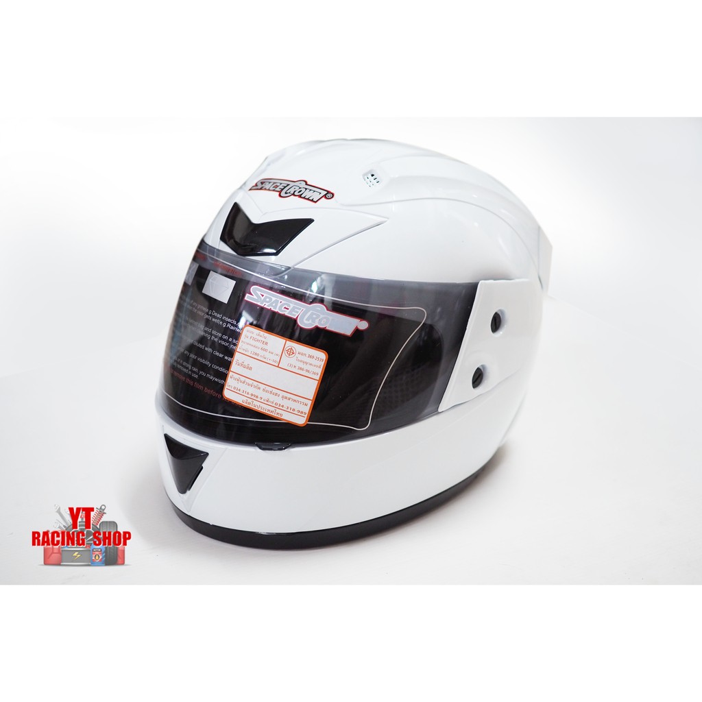 หมวกกันน็อค Space Crown รุ่น Fighter STK หมวกกันน็อคเต็มใบ | Shopee ...