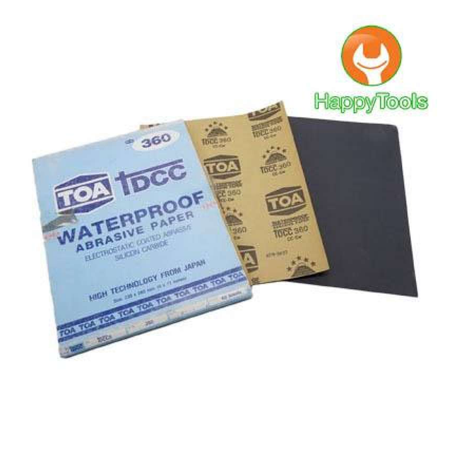 กระดาษทรายขัดน้ำ TOA TDCC เบอร์ 360 จำนวน 60 แผ่น | Shopee Thailand