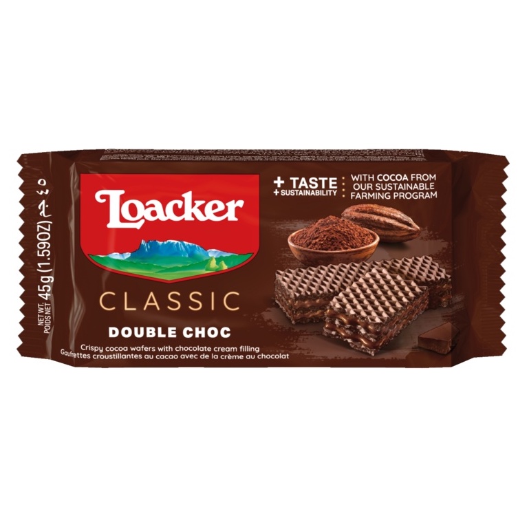 ล็อคเกอร์ ขนมเวเฟอร์สอดไส้ครีมนำเข้าจากอิตาลี (Loacker Fondente/Loacker ...