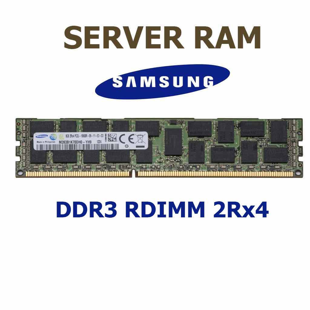 RAM Server Samsung DDR3 16GB 8GB BUS 1600 MHz PC3L-12800R 2Rx4 ECC REG RDIMM Registered X79 T420 ...