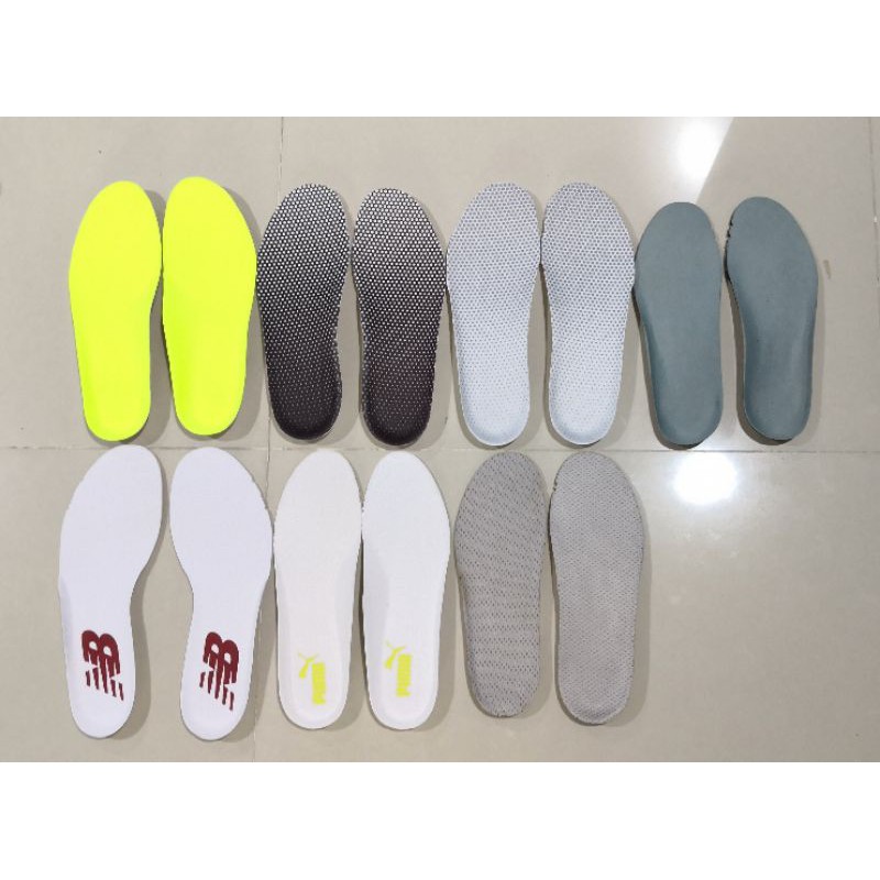 ซอฟรองเท้า แผ่นรองพื้นรองเท้า Insole Brooks ON Puma underarmour ไซส์ 23 ...