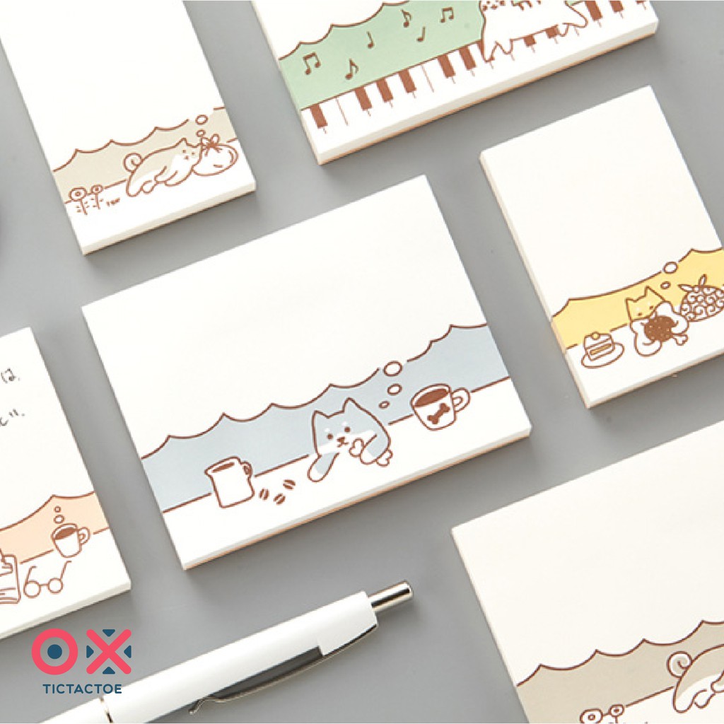 Post it - Cats & Dogs I'm thinking (Small) - Sticky Note กระดาษโน้ต ชุด ...
