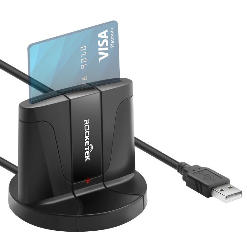 Smart Card SIM Reader เครื่องอ่านบัตรสมาร์ทการ์ด ISO7816 สำหรับ ...
