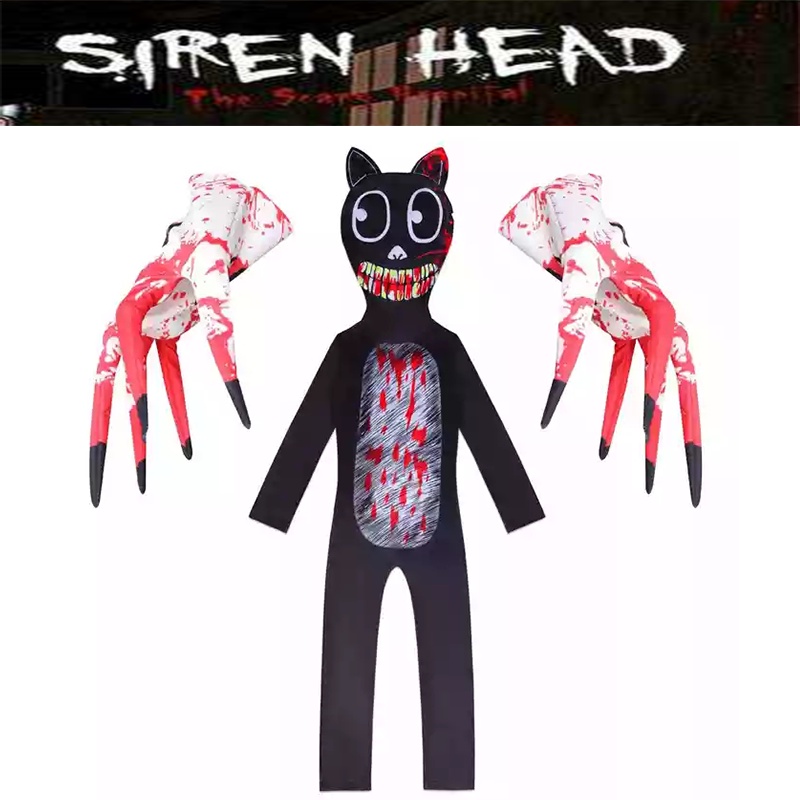 Siren Head Cosplay Halloween Costumes for Kids Bodysuit Boys Girls ...