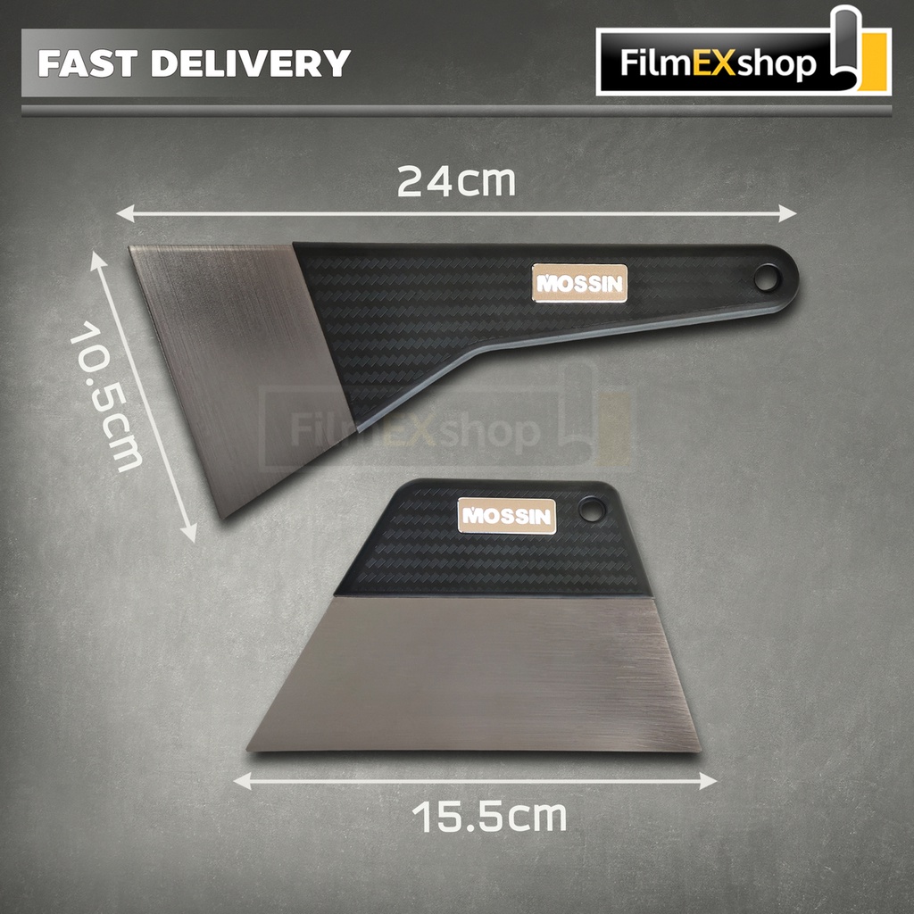 มีดขูดทำความสะอาดกระจก มีดขูดสี ลอกฟิล์ม คัตเตอร์ขูดสี เครื่องมือติดฟิล์ม Scraper SCR-48 ...