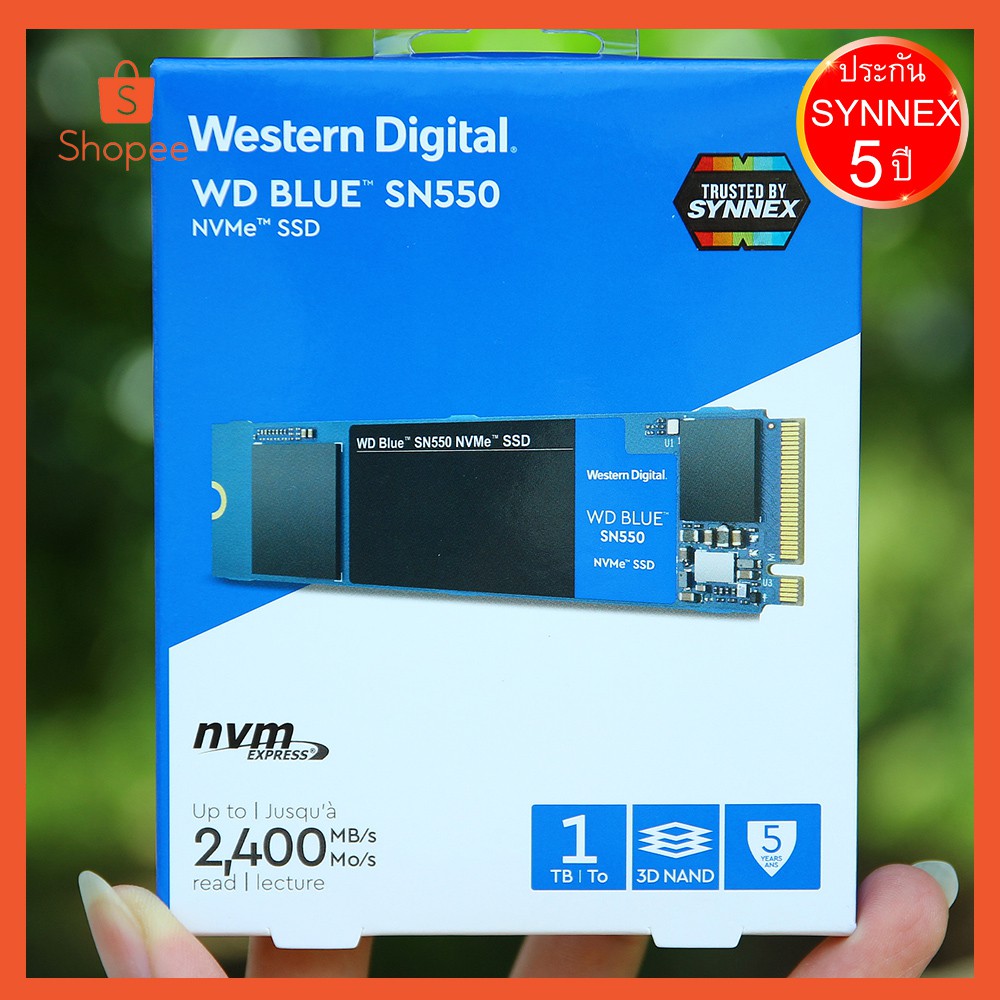 🔥🔥🔥 WD BLUE SN550 1TB SSD PCIe/NVMe M.2 ของใหม่มือ 1 🔥🔥🔥 | Shopee Thailand