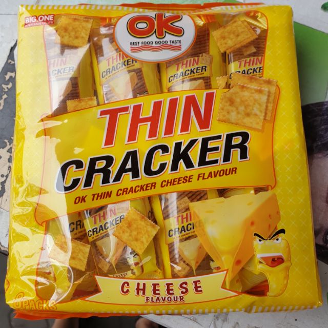 OK THIN CRACKER แครกเกอร์ รสชีส 256 G | Shopee Thailand
