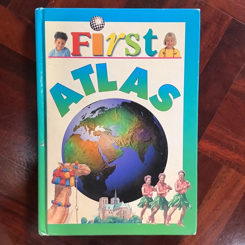 First Atlas หนังสือความรู้ด้านภูมิศาสตร์สำหรับเด็ก | Shopee Thailand