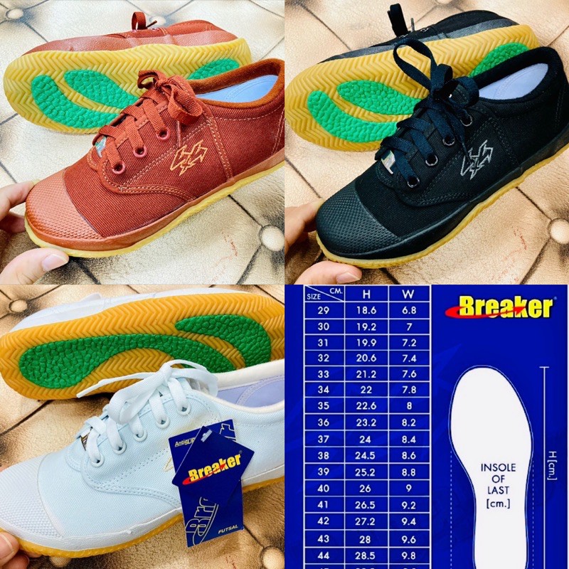 Breaker Futsal BK4 รองเท้าผ้าใบนักเรียน | Shopee Thailand
