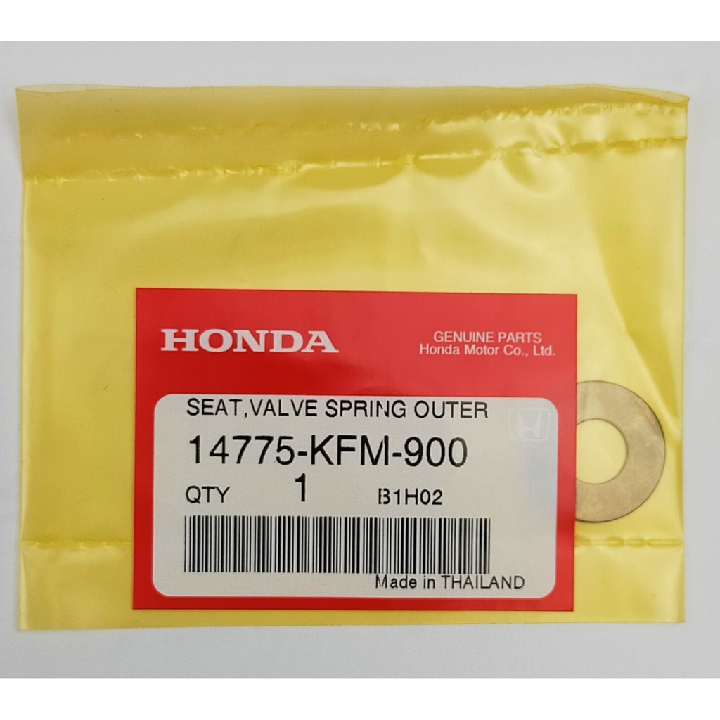 14775-KFM-900 แหวนรองสปริงวาล์วตัวนอก Honda แท้ศูนย์ | Shopee Thailand