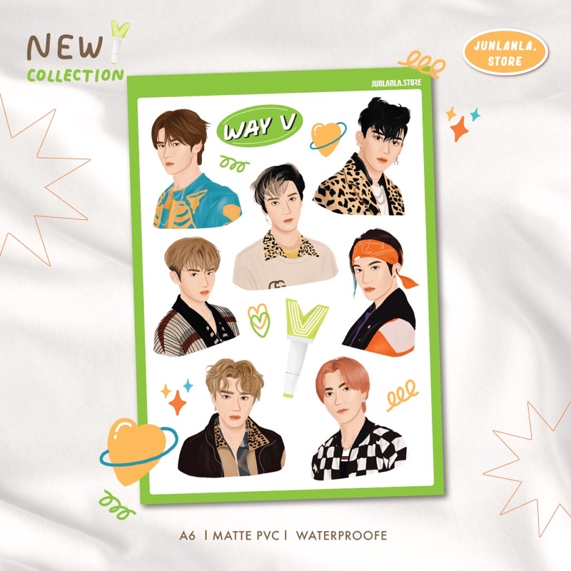 สติ๊กเกอร์ WAY V-Sticker diecut WAY V | Shopee Thailand