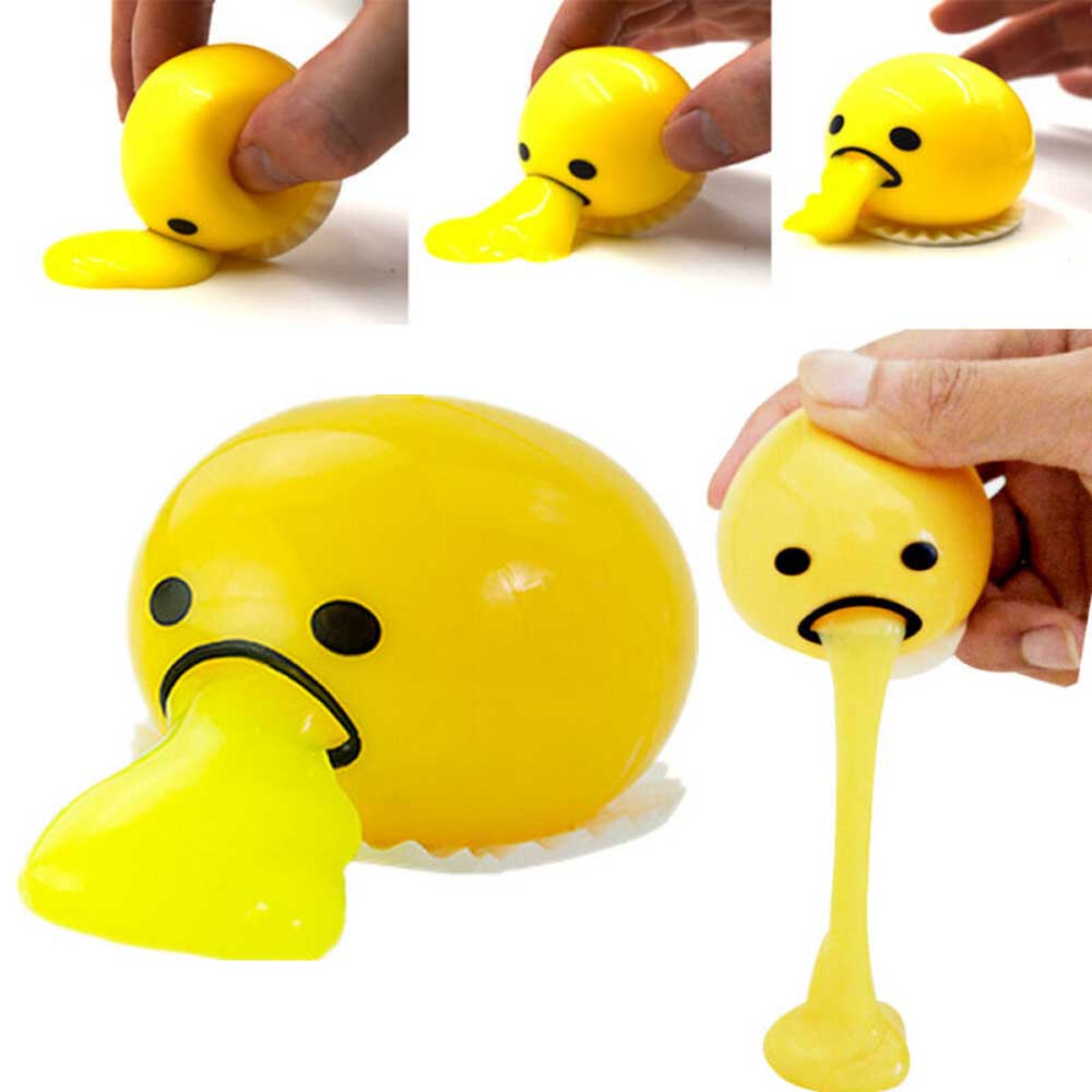 Egg Yolk Yellow Goop With Squishy Stress Ball Puking BP | Shopee Thailand