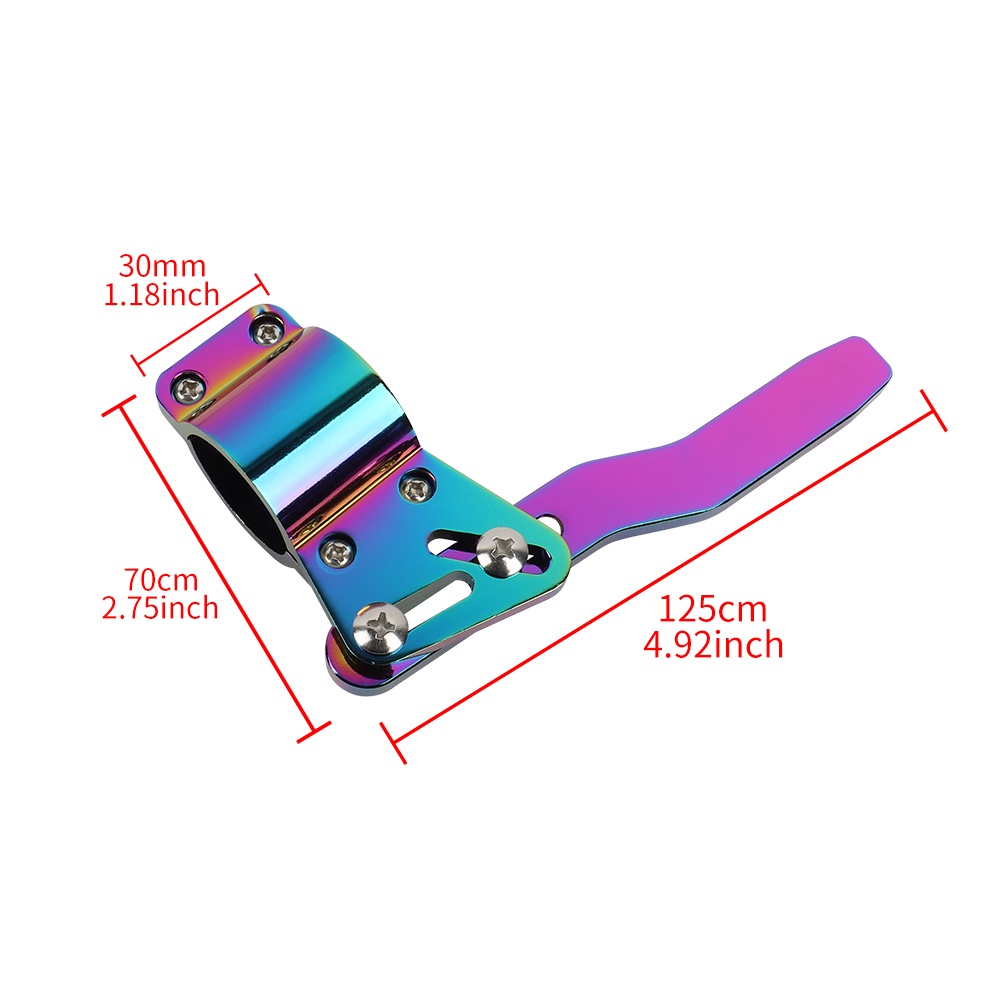 JDMGRAM Universal รถ TURN Rod 1 PC ปรับพวงมาลัย Chrome สัญญาณอัตโนมัติ ...