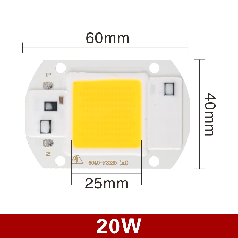 Got Liang ชิปหลอดไฟ LED 10W 20W 30W 50W 110V 220V COB สําหรับไฟสปอตไลท์ Diy | Shopee Thailand