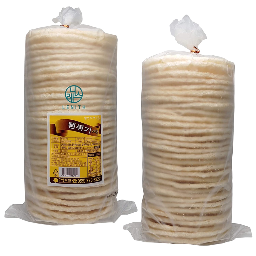 ข้าวเกรียบทอดเกาหลี ppeong twigi rice cracker 150g/ 300 뻥튀기 | Shopee ...