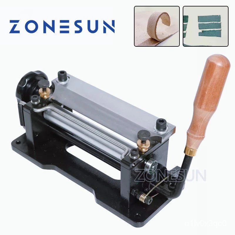 【In Spot】 ZONESUN DIY NEW 6" Inch Manual Leather Skiver Peel Splitter ...