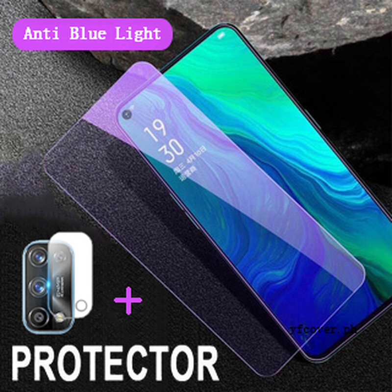 Realme 7 6 5 3 2 X50 X2 Pro 5g 7i 6i 5i 5s Xt Full Coverage Anti Blue Light Ray Screen Protector