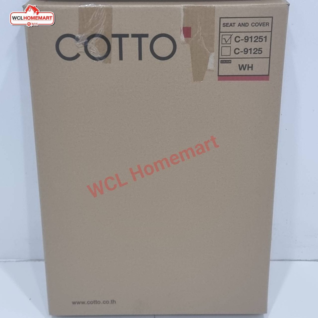 Cotto C91251 ฝารองนั่ง (มีน๊อตและอุปกรณ์ติดตั้ง) (Soft Close) COTTO ...