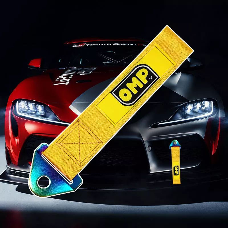 หูลากผ้า OMP ตกแต่งรถซิ่ง เพื่อความสวยงาม 89.- มีหลายสีให้เลือกตามชอบ ...