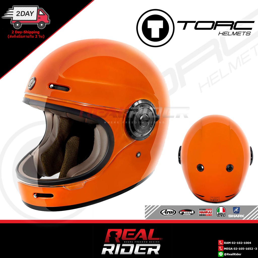 TORC T1 HELMET (หมวกเรโทร TORC รุ่น T1) SET 2 | Shopee Thailand