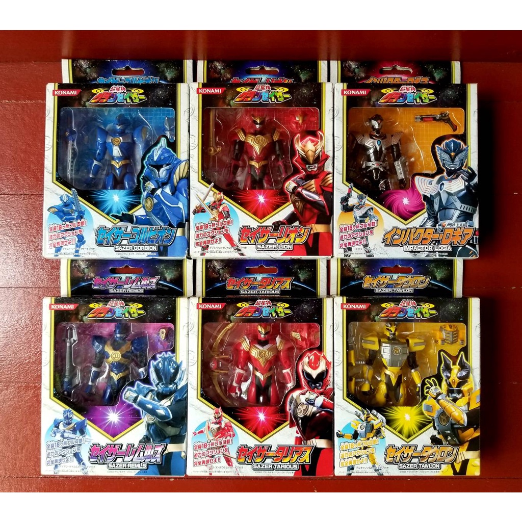 [RARE+] KONAMI : CHOUSEISHIN THE GRANSEZER 6 แบบ สินค้าหายาก ปี 2003 ...