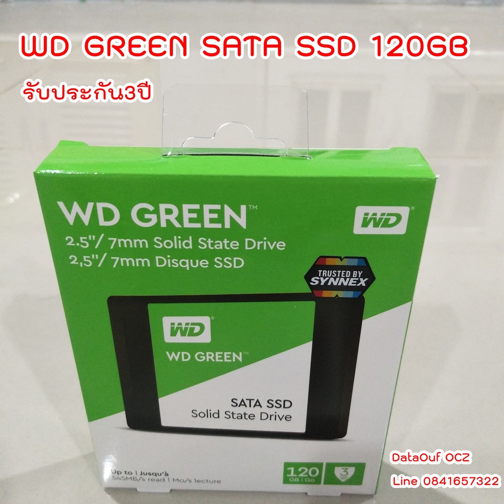 WD GREEN SATA SSD 120GB สินค้าใหม่ รับประกัน3ปี | Shopee Thailand