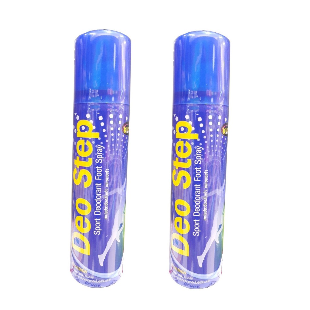 สเปรย์ระงับกลิ่นเท้าและรองเท้า กลิ่นสปอร์ต 60 มล. ดีโอ สเตป Deo Step ...