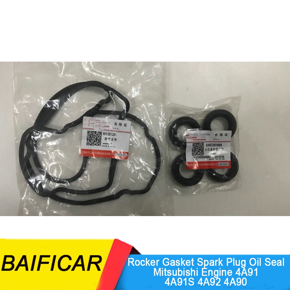 Baificar Band New Valve Cover Rocker Gasket Spark Plug Oil Seal ...