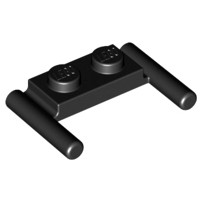 [149] ชิ้นส่วนเลโก้ Lego Part Plate, Modified 1 x 2 with Handles - Flat ...