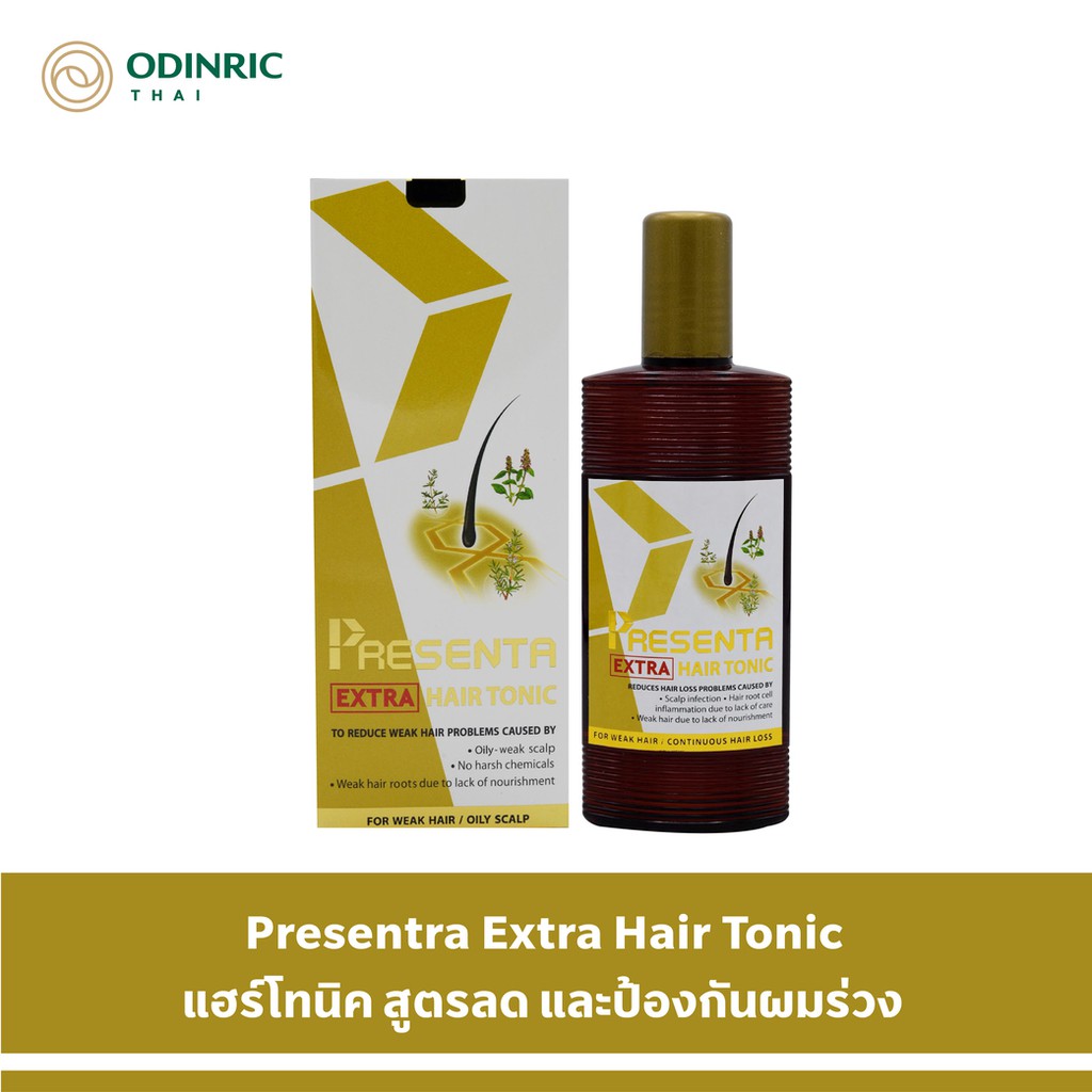 Presenta extra hair tonic พรีเซนต้า เอ็กซ์ตร้า แฮร์ โทนิค 180 มล. ...