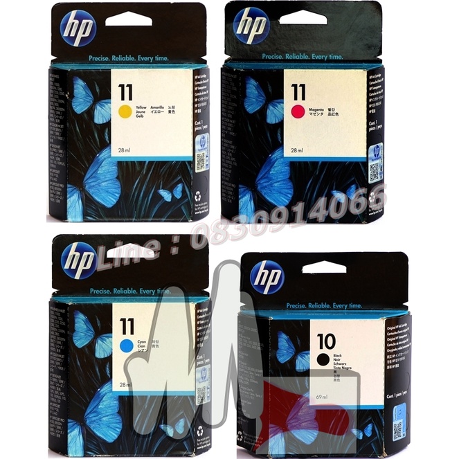 HP 10 C4844A , HP 11 พร้อมส่ง หมึกแท้ C4836A , C4837A , C4838A , C4813A ...