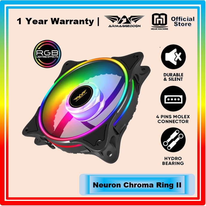 Armaggeddon Neuron Chroma Core Ring II & Electron Ring III พัดลมพีซี ...