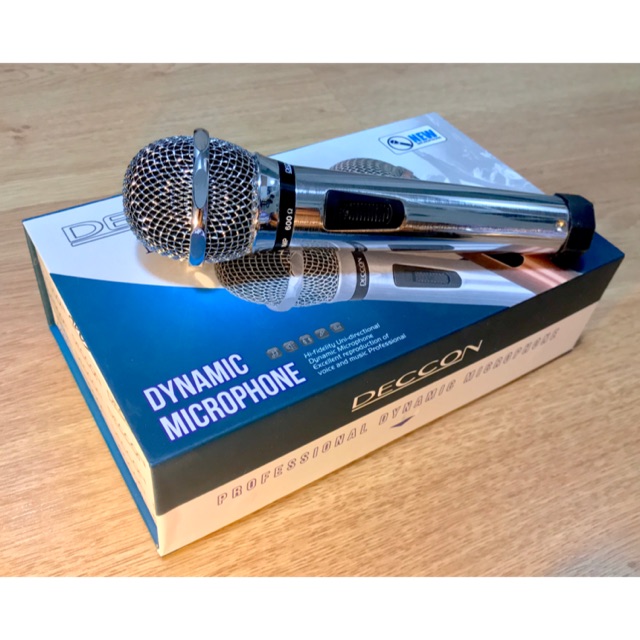 Deccon ไมโครโฟน deccon mi-8 ไดนามิค เสียงดีเกินตัว เงาวับ แถมฟรี สาย ...