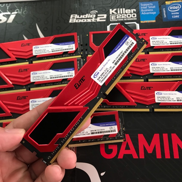 ram Team Group ddr4 2133 8gb 8x1 team elite สีเเดง | Shopee Thailand