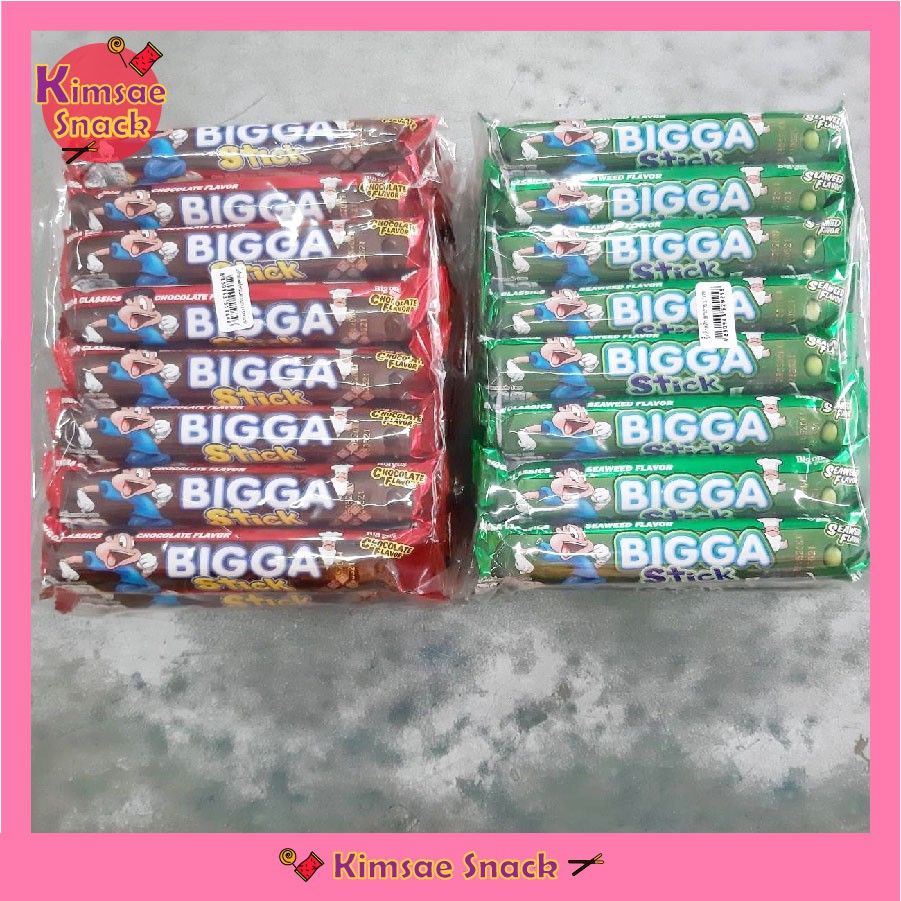 Bigga Chocolate Corn Stick บิ๊กก้าสติ๊ก ข้าวโพดอบกรอบ มี 2 รสให้เลือก ...