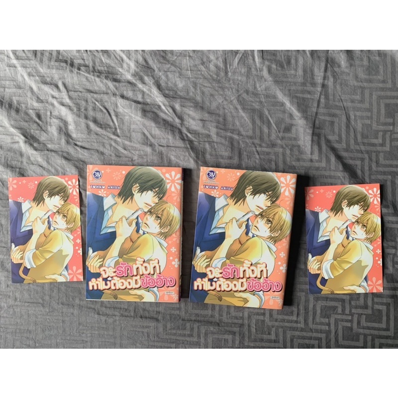 คัทลิขสิทธิ์ จะรักทั้งทีทำไมต้องมีข้ออ้าง สภาพ85/90% การ์ตูนวาย มือสอง คัทวาย มังงะวาย Yaoi bly ...