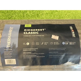 Thermarest แผ่นรองนอน รุ่น Ridgerest Classic / LARGE | Shopee Thailand